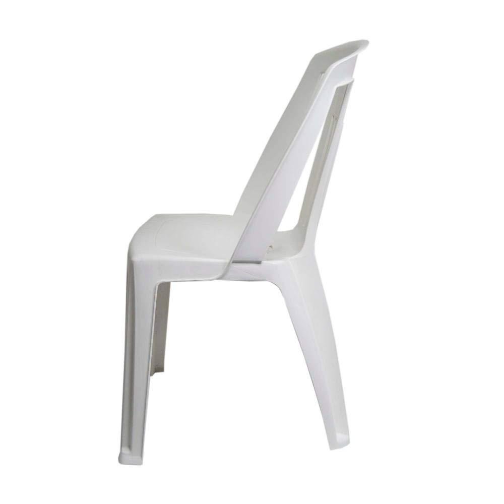 Duna - Duna Bistro White Plastic Garden Chair