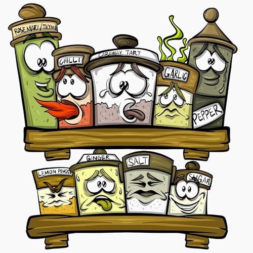 CafePress Kitchen Cooking Spice Rack Spice Lo Greeting Cards Folded Greeting Cards (10-pack) Matte