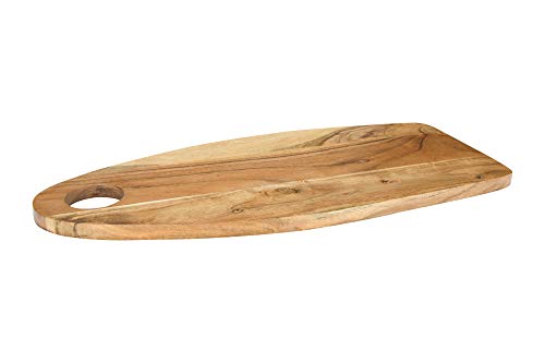 Bloomingville Acacia Wood Cheese Handle Cutting Board, Brown