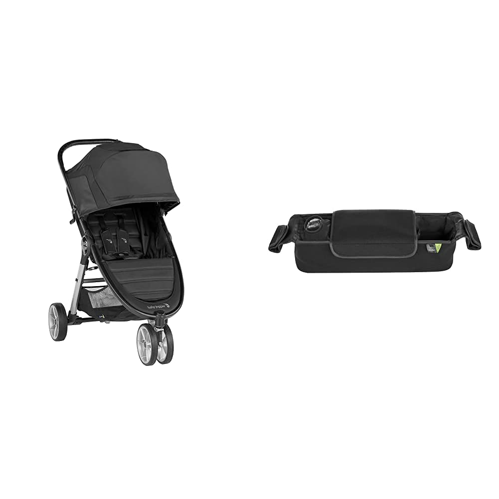 Baby Jogger City Mini 2 Stroller - 2019 | Compact, Lightweight Stroller | Quick Fold Baby Stroller, with Baby Jogger Parent Stroller Console, Black