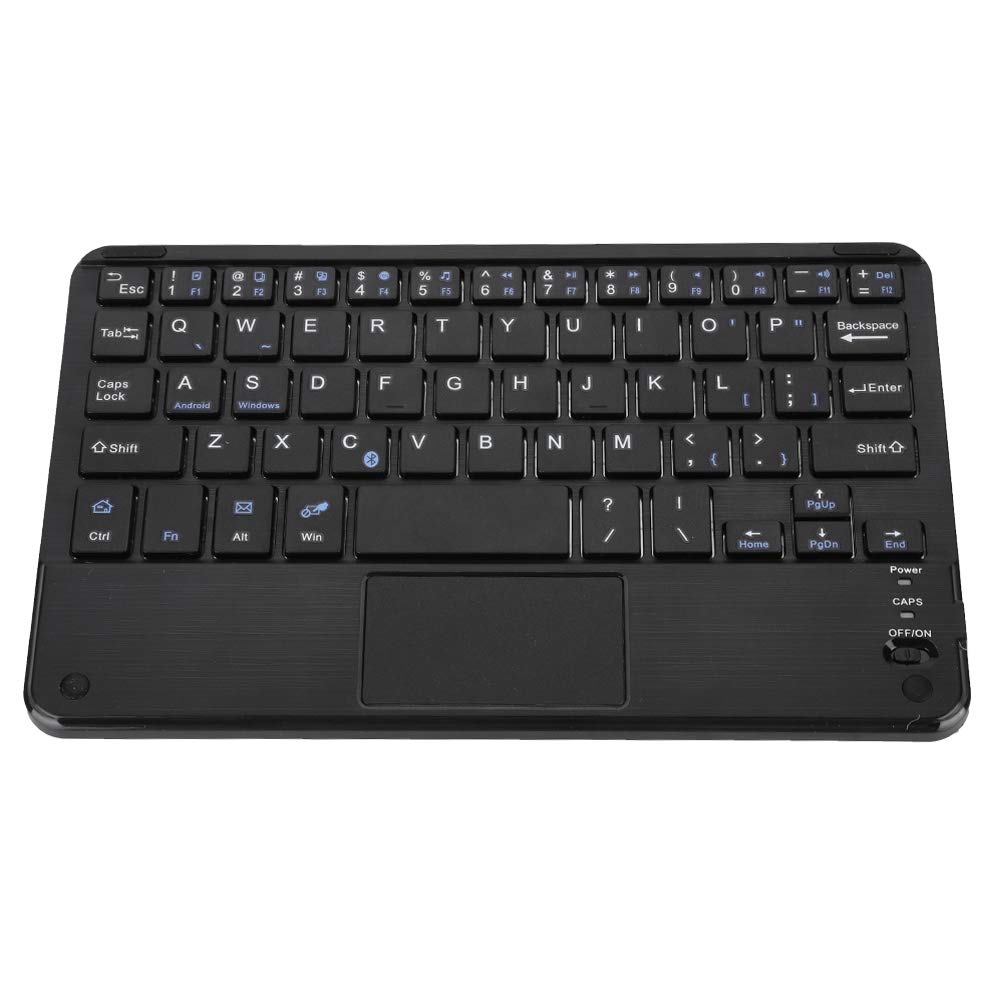 ASHATA Bluetooth Keyboard,7 Inch Wireless Ultra Slim Touchpad Scissors Feet Design Bluetooth Keyboard Accurate Shut-Off Device Provides Full Access to All Ports and Functions