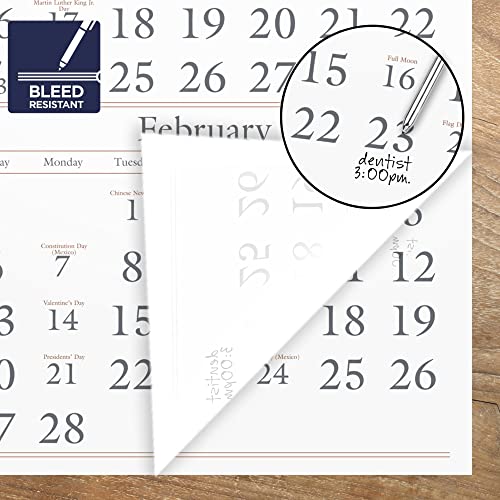 AT-A-GLANCE 2022 Wall Calendar by AT-A-GLANCE, 12" x 27", Large, 3 Month (SW11528)