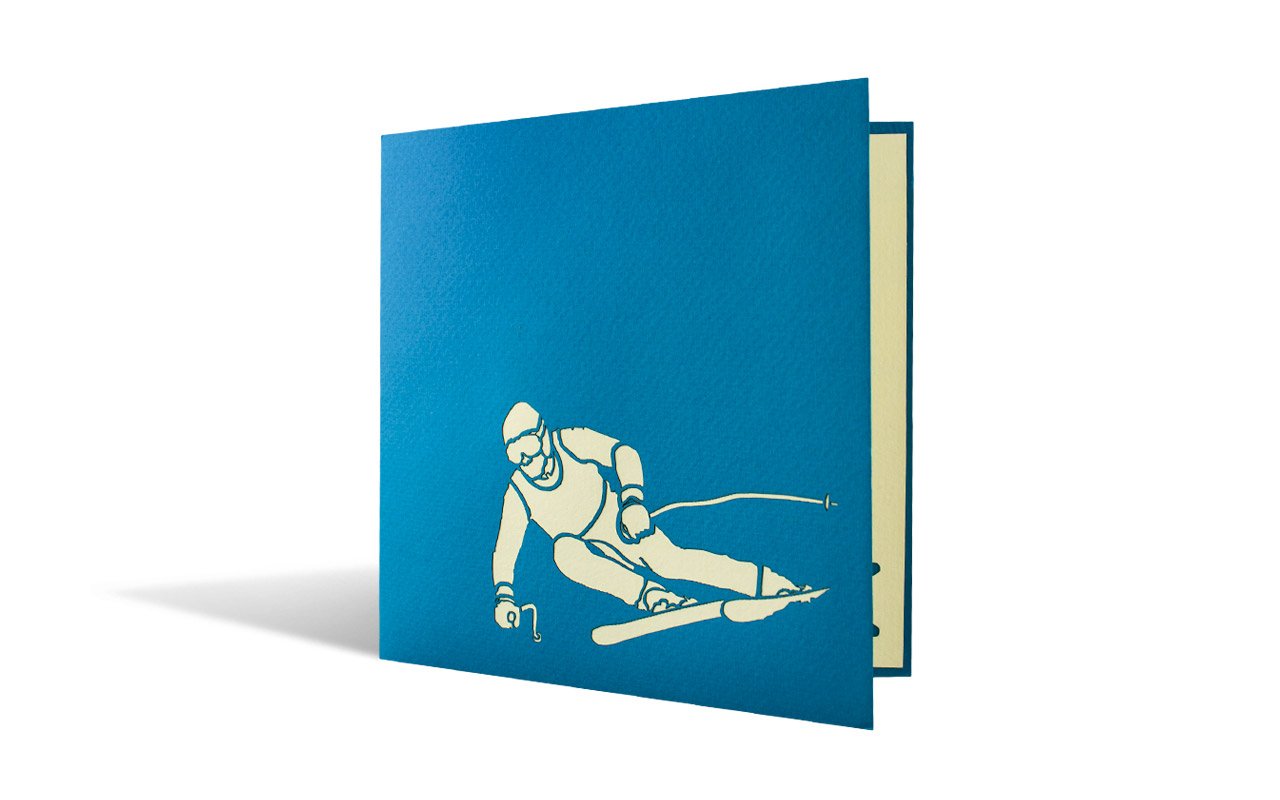 Diese-Klappkarten H10 Pop Up Greeting Card, Laser Cut, Handmade, Sports Birthday Cards, Gift Cards and Vouchers