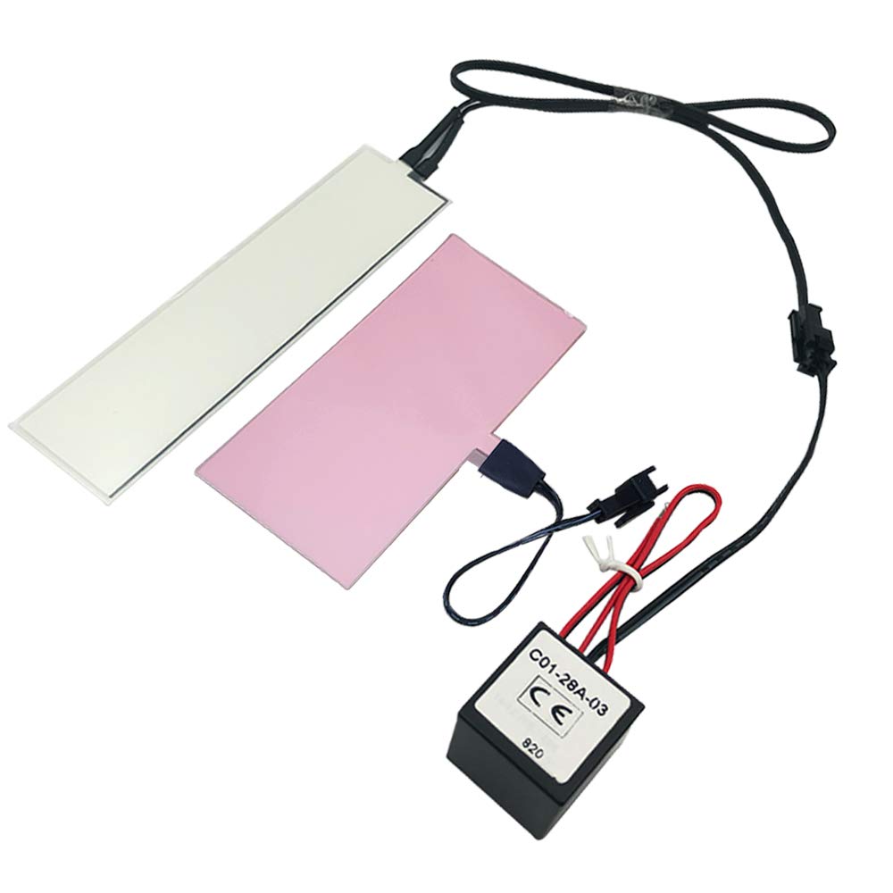 BAR AUTOTECH DIY EL Panel – Flexible Cuttable Electroluminescent Backlight Paper Lamp Sheet with DC 12V 24V Inverter for Cosplay, Party, Advertising, Outdoor Lighting (1 Set, DC 12V 24V)