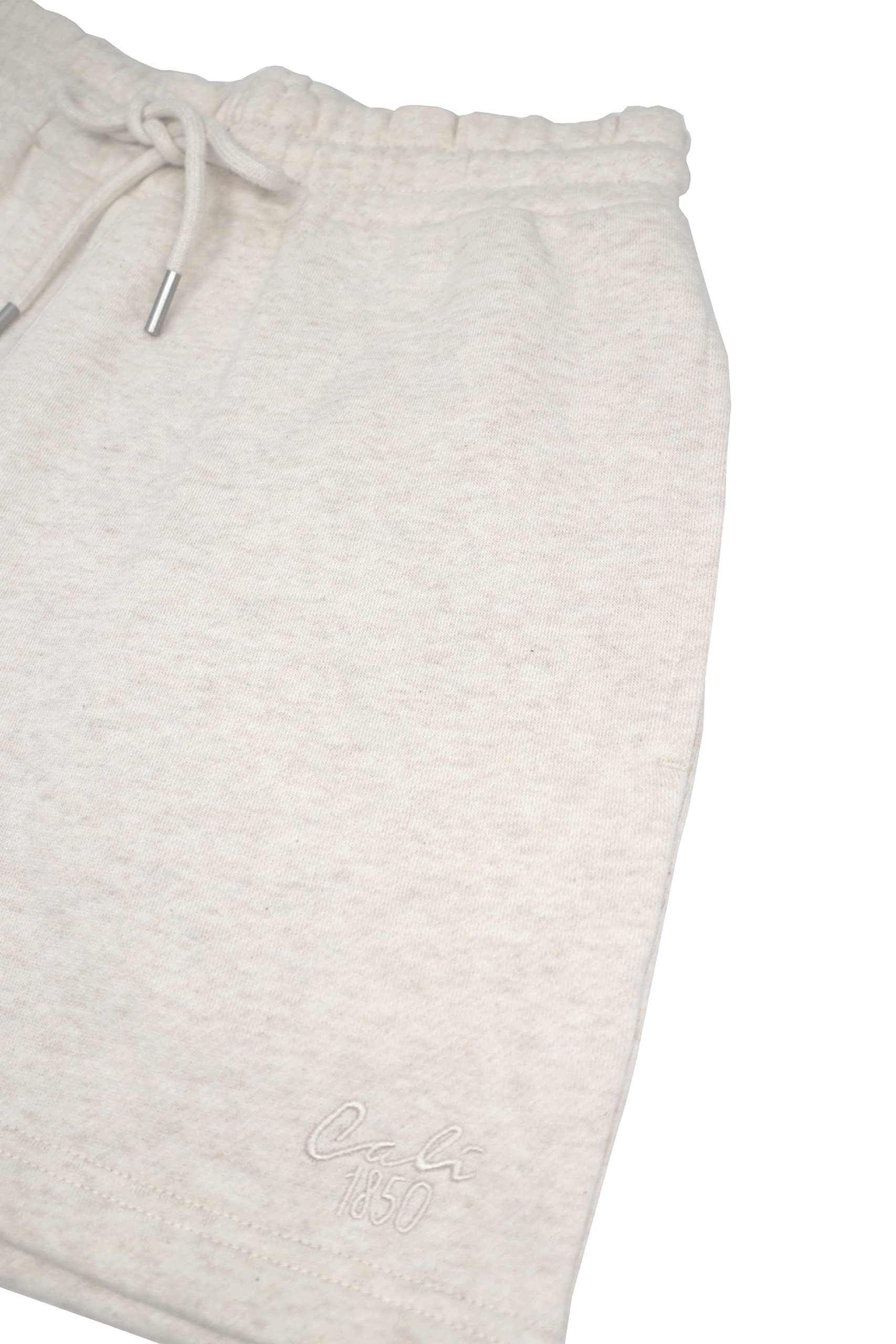 Cali1850 Women's Premium Cloud Fleece SweatShorts - Drawstring Elastic Waist Soft Cozy Casual Shorts 51920-FT632 LTOAT L