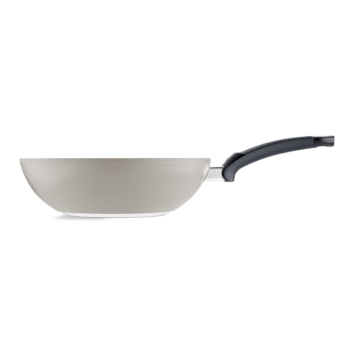 Fissler Ceratal Classic Ceramic Non-Stick Frying Pan 2 Piece Set, 9.5 Inch and 11 Inch, Warm Grey, Made without PFAS