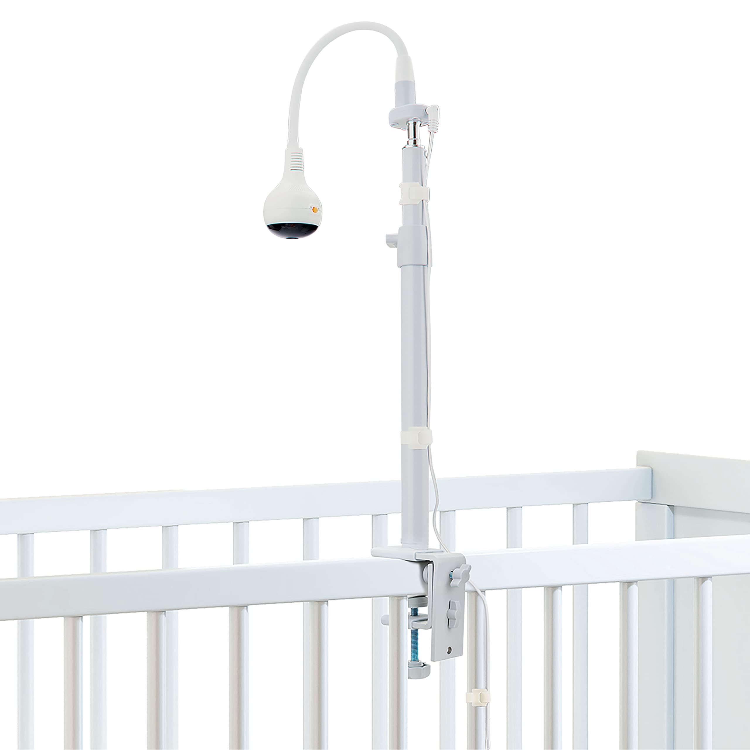 CHILLAX Crib Mount Universal Baby Camera Holder Baby Camera Stand Compatible with Most Branded Baby Camera wtih 1/4” Tripod Mount like, Motorola, Infant Optics, Vtech.