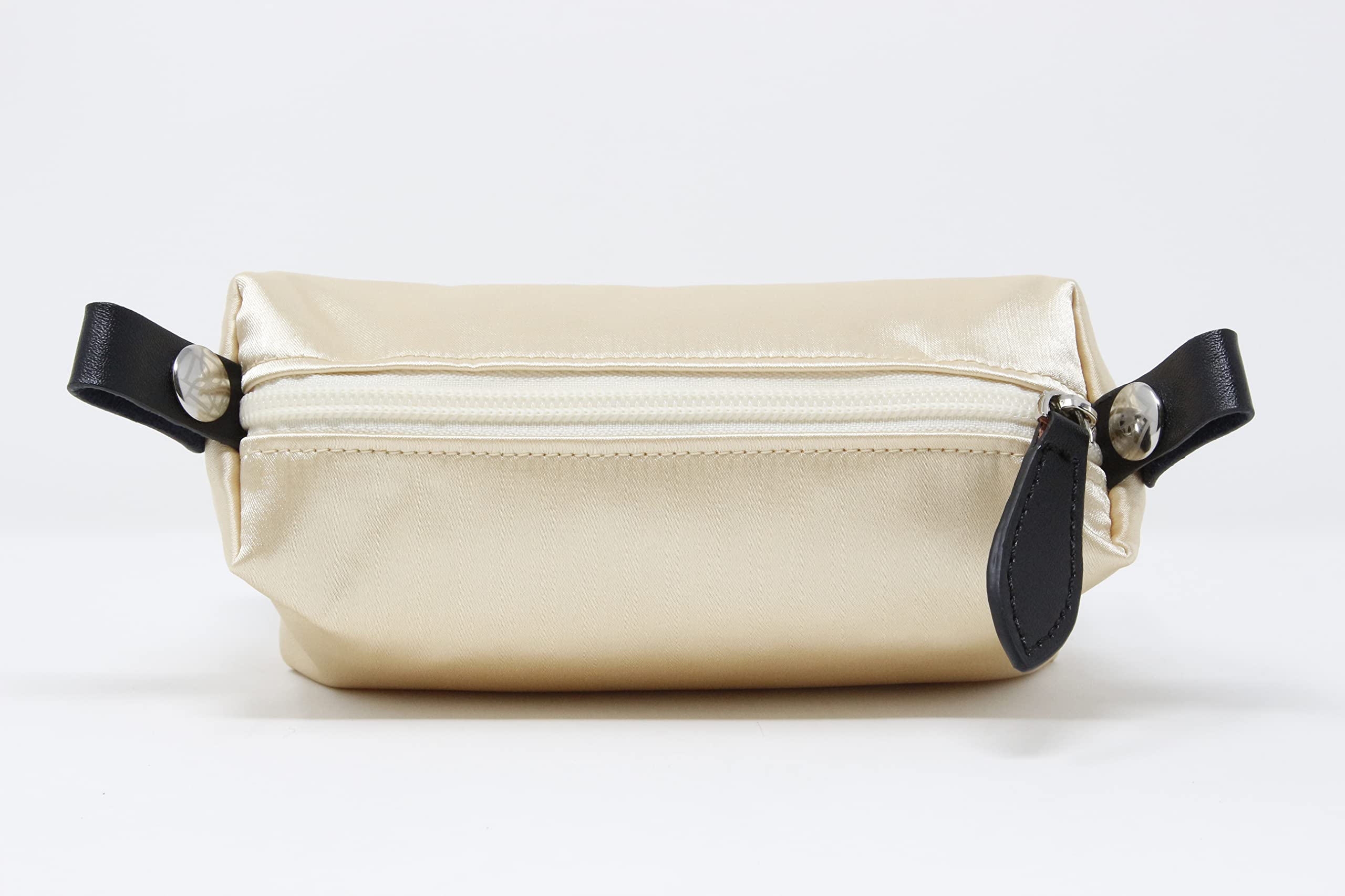DOMINIE Liner for Clear Handbag Small Clutch Removable/Interchangeable Liner - Pale Pink Liner, Black Tabs (Black Clutch Sold Separately)