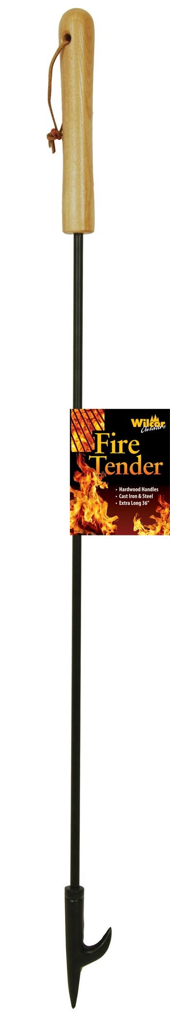 EXCURSIONS Journey To Health Fireplace Fire Pit Campfire Tool Gift Set – Firetender Tongs Poker Gloves and Firestarters