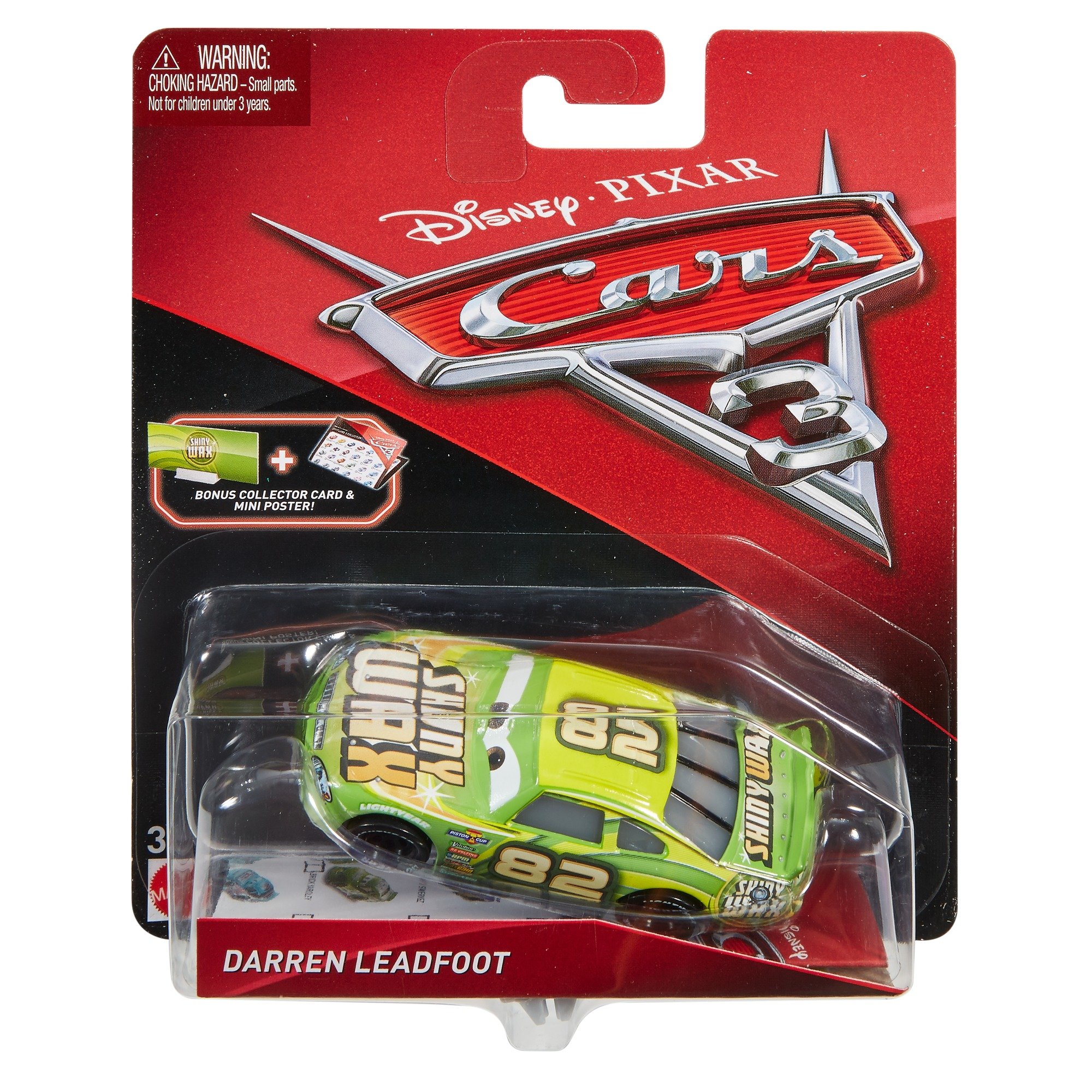 Disney Car Toys 3 Shiny Wax Die-cast Vehicle