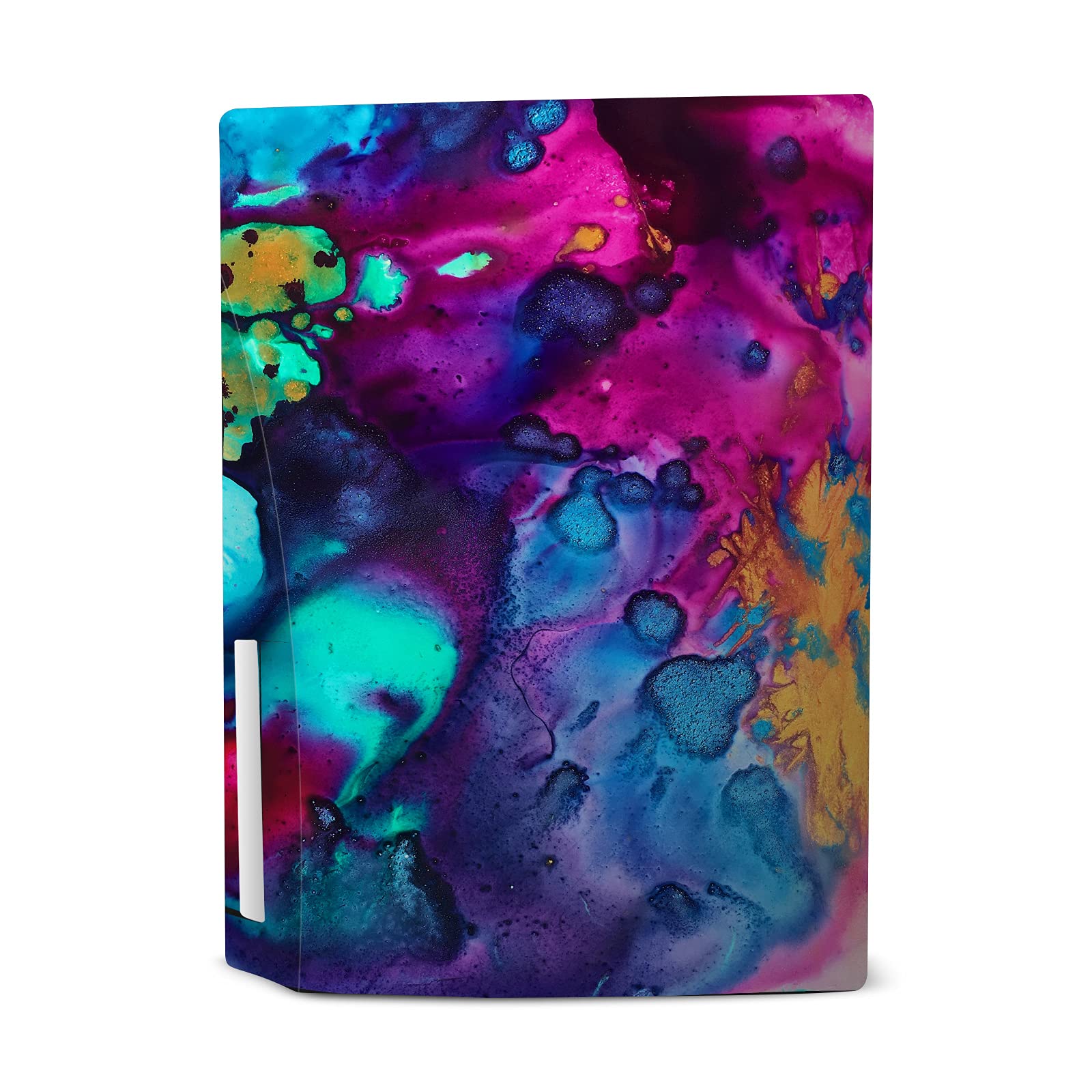 Head Case Designs Officially Licensed Mai Autumn Turquoise Wine Art Mix Vinyl Faceplate Sticker Gaming Skin Decal Compatible With Sony PlayStation 5 PS5 Disc Edition Console & DualSense Controller