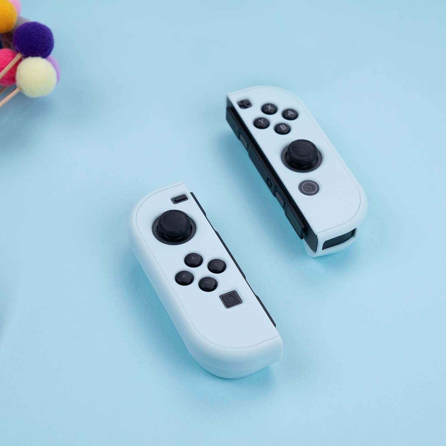 GeekShare Switch Protective Case Slim Cover Case for Switch and Joy Con - Shock-Absorption and Anti-Scratch (Blue)