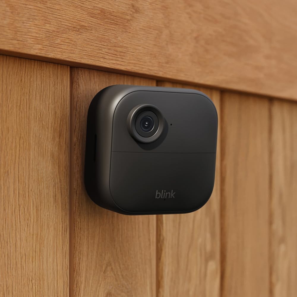 Blink Outdoor 4 (4th Gen) cameras + Wired Floodlight Camera + Mini Pan-Tilt Camera β HD live view, motion detection, two-way talk, set up in minutes, Works with Alexa
