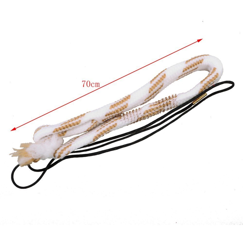 Aimee_JL New Bore Cleaner 16 GA Gauge Gun Barrel Cleaning Rope Rifle/Pistol/Shotgun Brass Brush Cleaning Cord