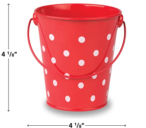 Teacher Created Resources Polka Dot Buckets & Caddy Set, (9487)