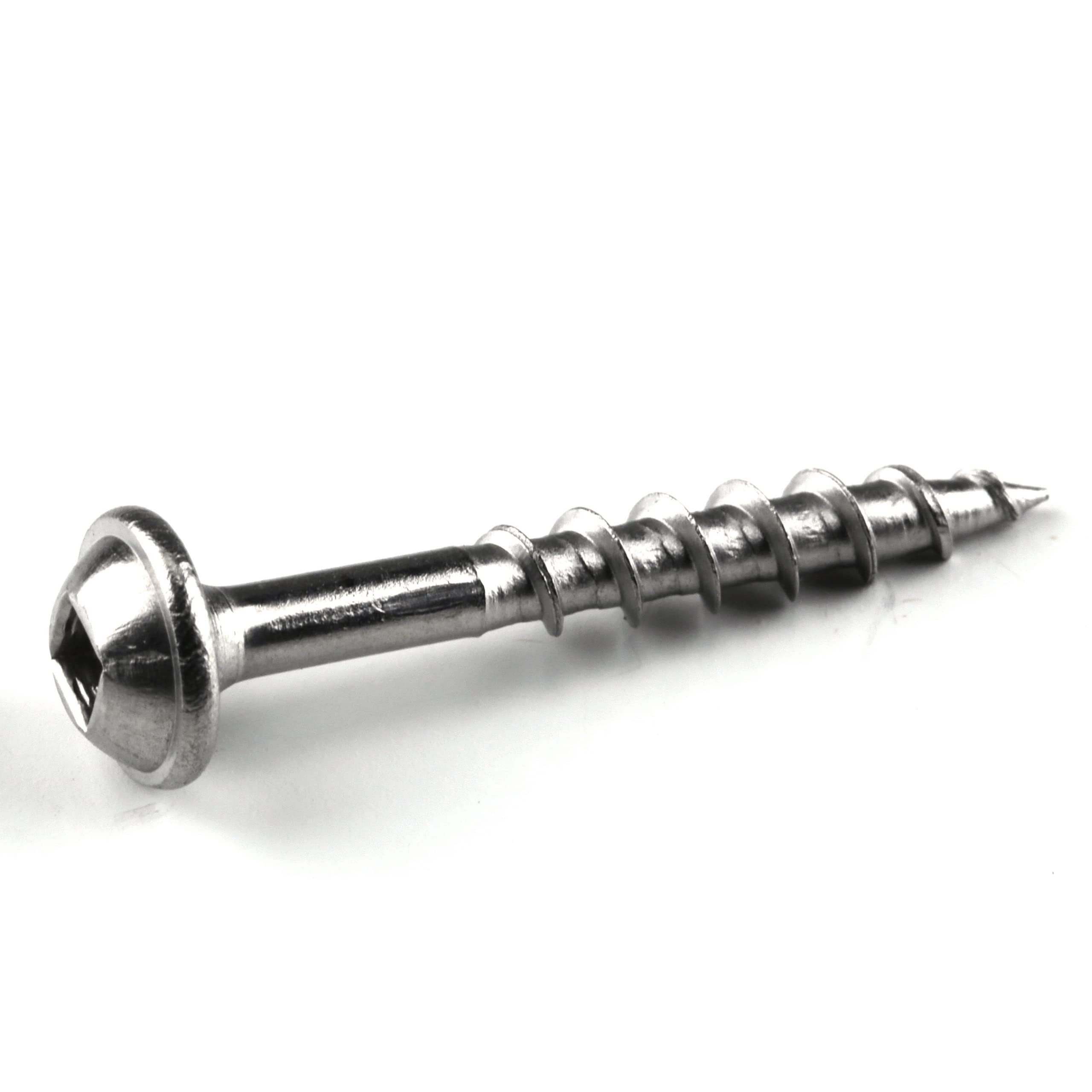 Kreg SML-C125S5-100 Stainless Steel Pocket-Hole Screws, 1 1/4 Inch, #8 Coarse Thread, Maxi-Loc Head, (100 Count)