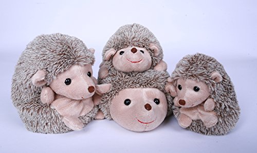DILLY DUDU 15CM Hedgehog Stuffed Animal,Plush Toy,Soft Toy Gift Children Girlfriend(6 inches)
