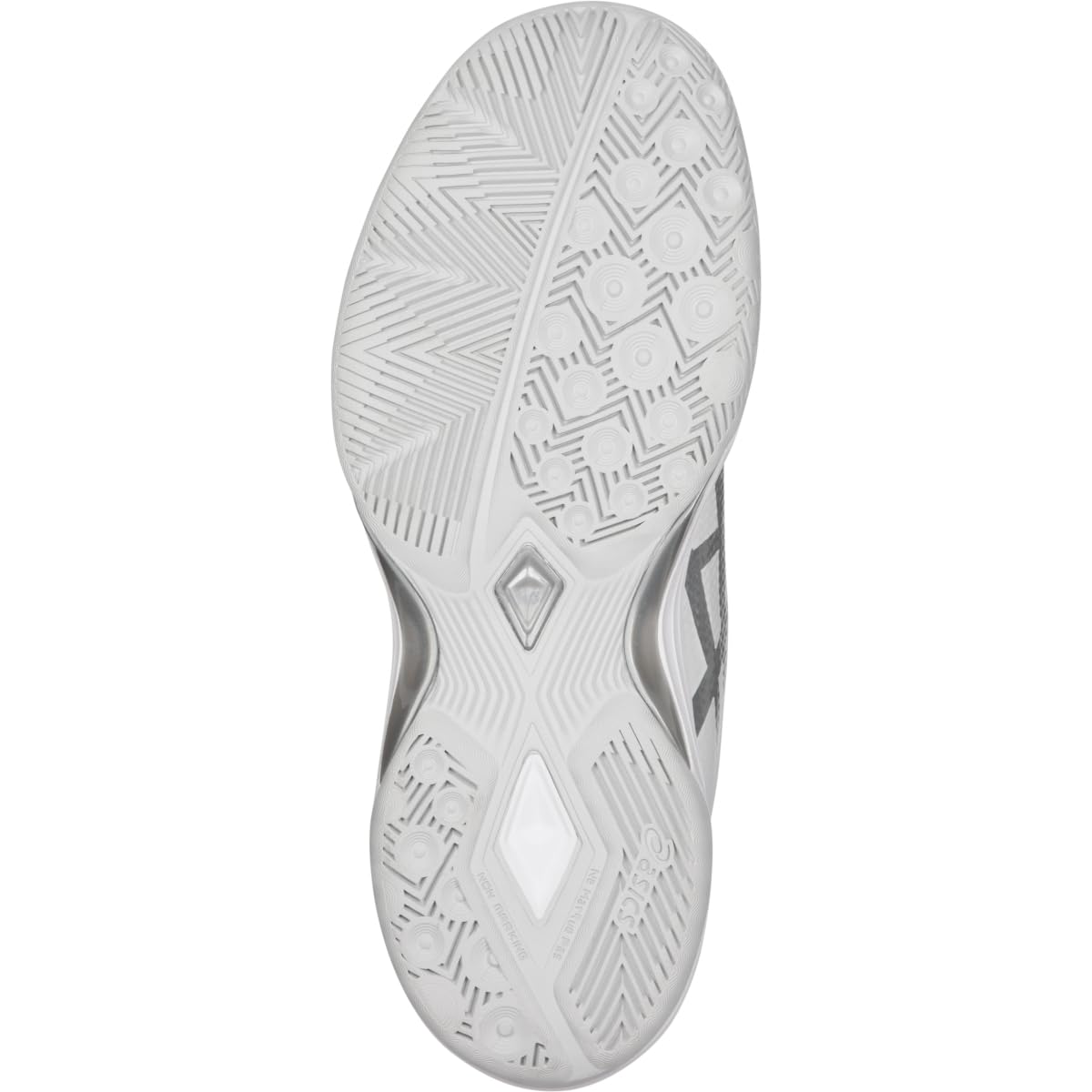 ASICS Women's GEL-Tactic 2 Volleyball Shoes, 7, WHITE/Silver