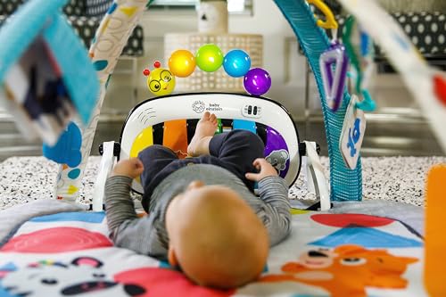Baby Einstein 4-in-1 Kickin' Tunes Music and Language Play Gym and Piano Tummy Time Activity Mat