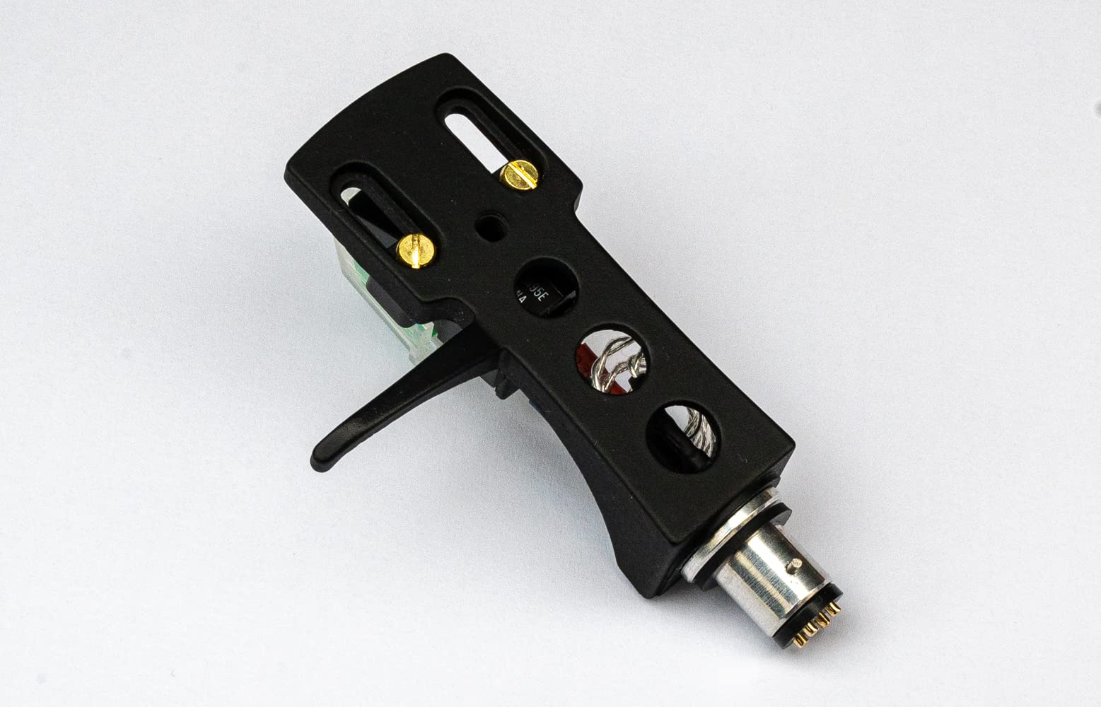 Black Headshell with AT VM95e Elliptical Stylus, Cartridge, Silver Litz Connections and V2 Pro Lube for Technics SL1200, SL1210, SL1600, SL1610, SL1700, SL1800, SL1810, SL3200, SL3300, SL3350