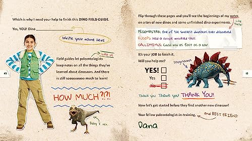 Dino Dana Dino Activity Guide: Experiments, Coloring, Fun Facts and More (Dinosaur kids books, Fossils and prehistoric creatures) (Ages 4-8)