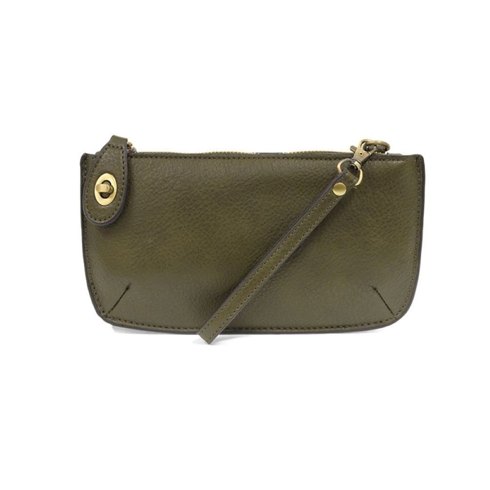 Joy Susan Mini Crossbody Wristlet Clutch (Dark Moss)