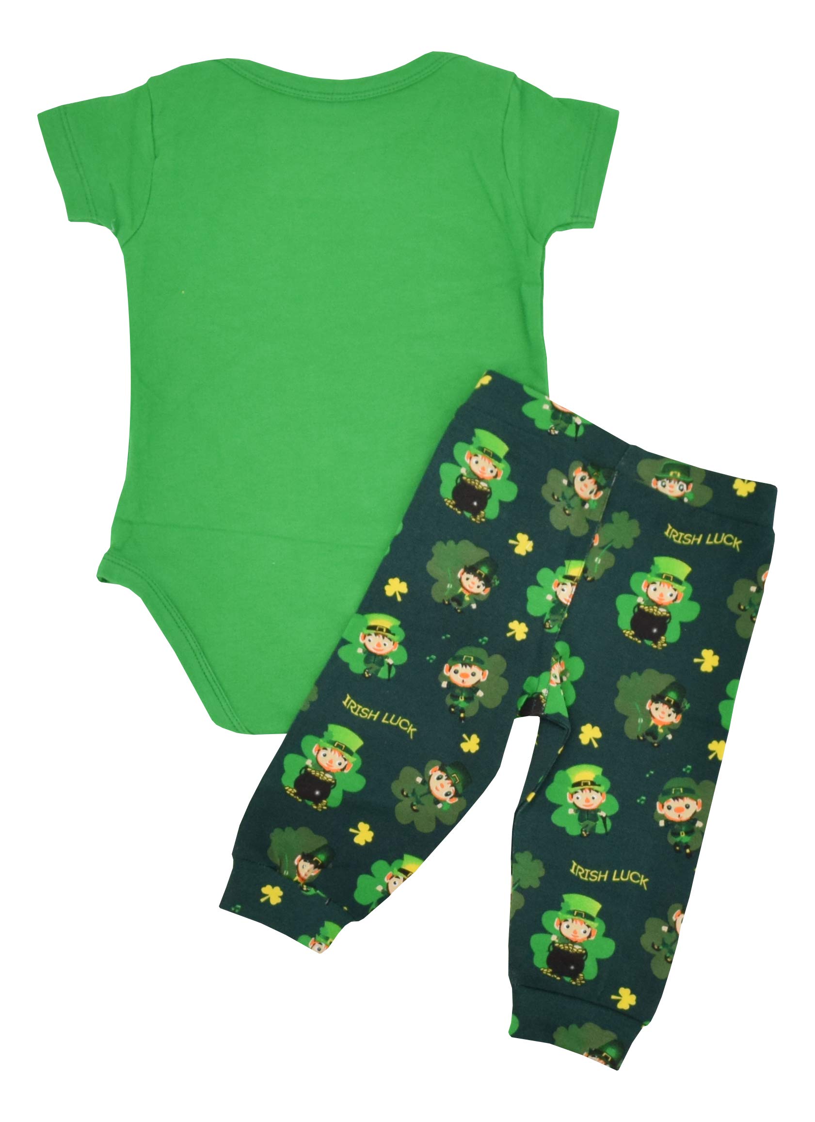 Unique Baby Boys 1st St Patricks Day Moms Lucky Charm Layette Set (18 Months)
