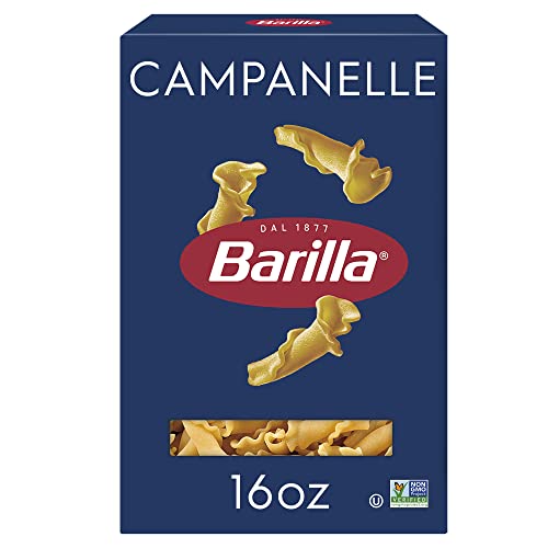 Barilla Campanelle Pasta, 16 oz. Box - Non-GMO Pasta Made with Durum Wheat Semolina - Kosher Certified Pasta