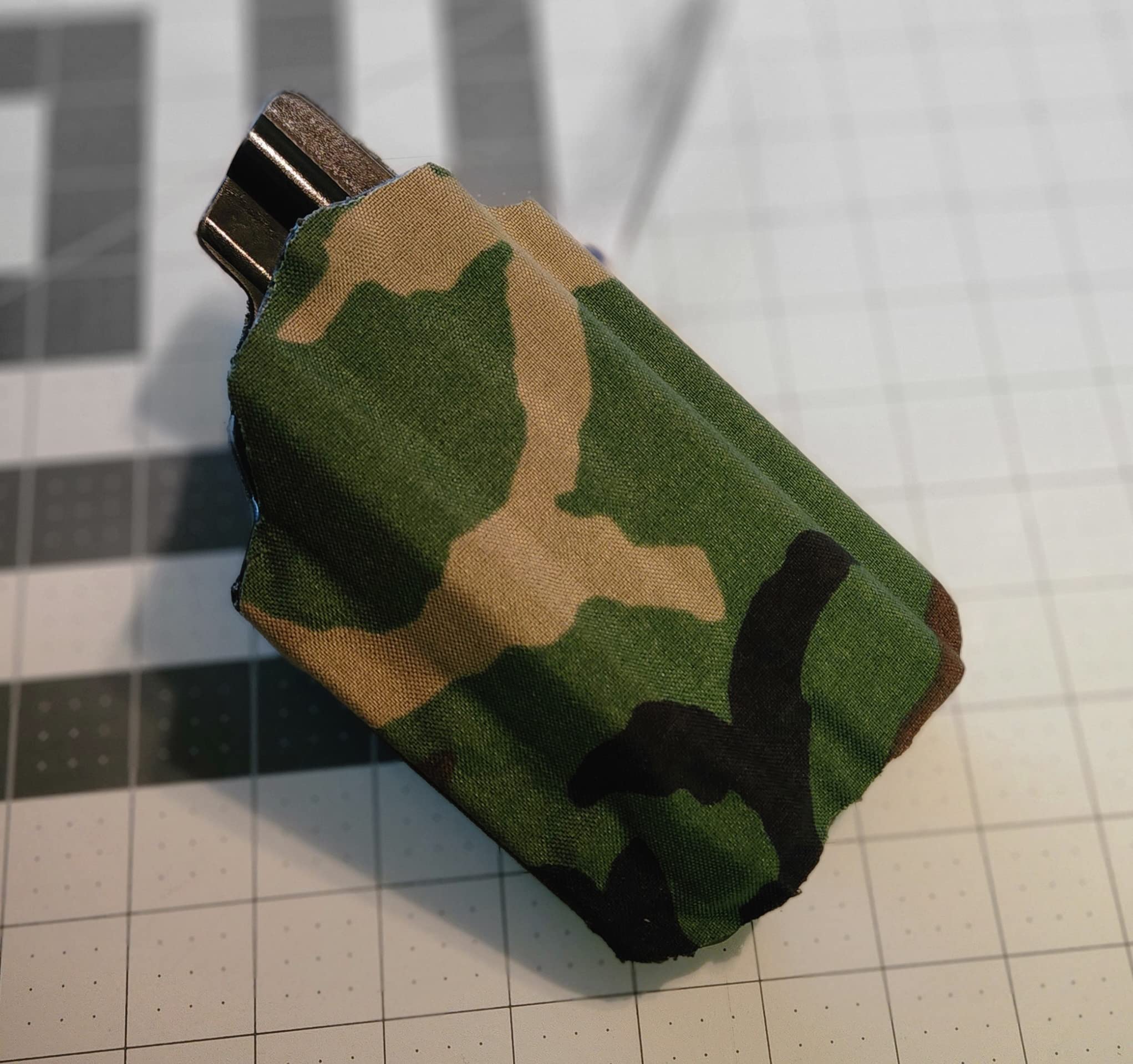 Dangerfield Arms TackGear Wrap 8" x 12" MultiCam Cordura Camouflage Adhesive Wrap 500 Denier adhesive back for kydex and other items (Woodland Camo M81)