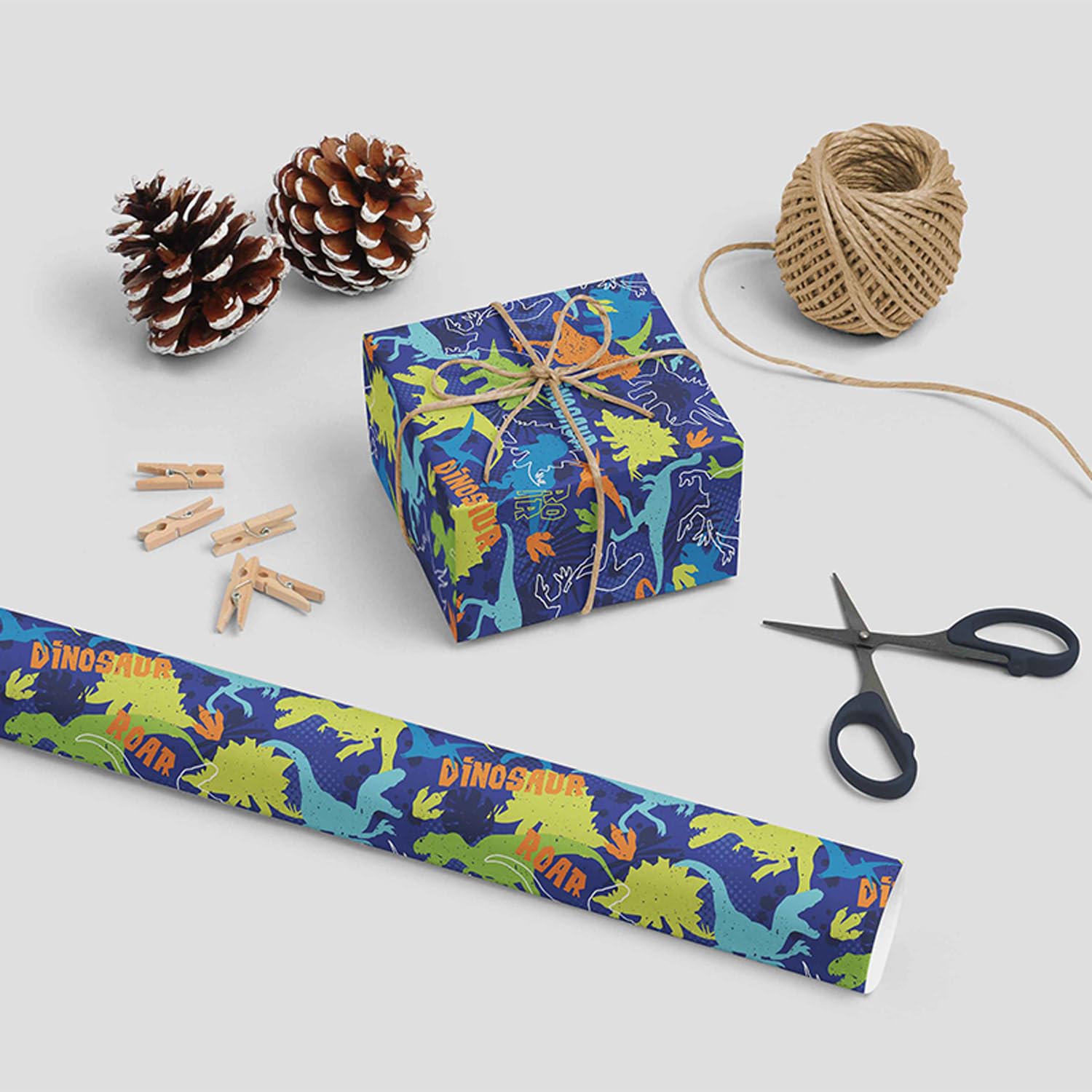 AimtoHome Wrapping Paper Roll - Gift Wrap Paper - 30 Inch X 32.8Feet - 81.5 Sq Ft (Green)