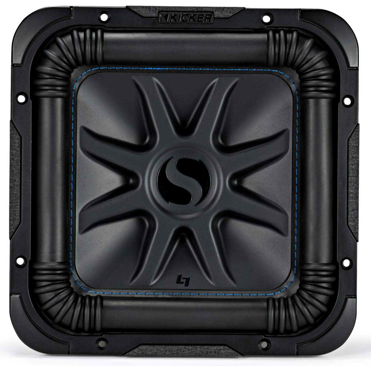 Harmony Audio Kicker L7S10 Car Audio Solo-Baric 10" Subwoofer Square L7 Sub 44L7S104 Bundle with HA-A400.1 Amplifier & Amp Kit