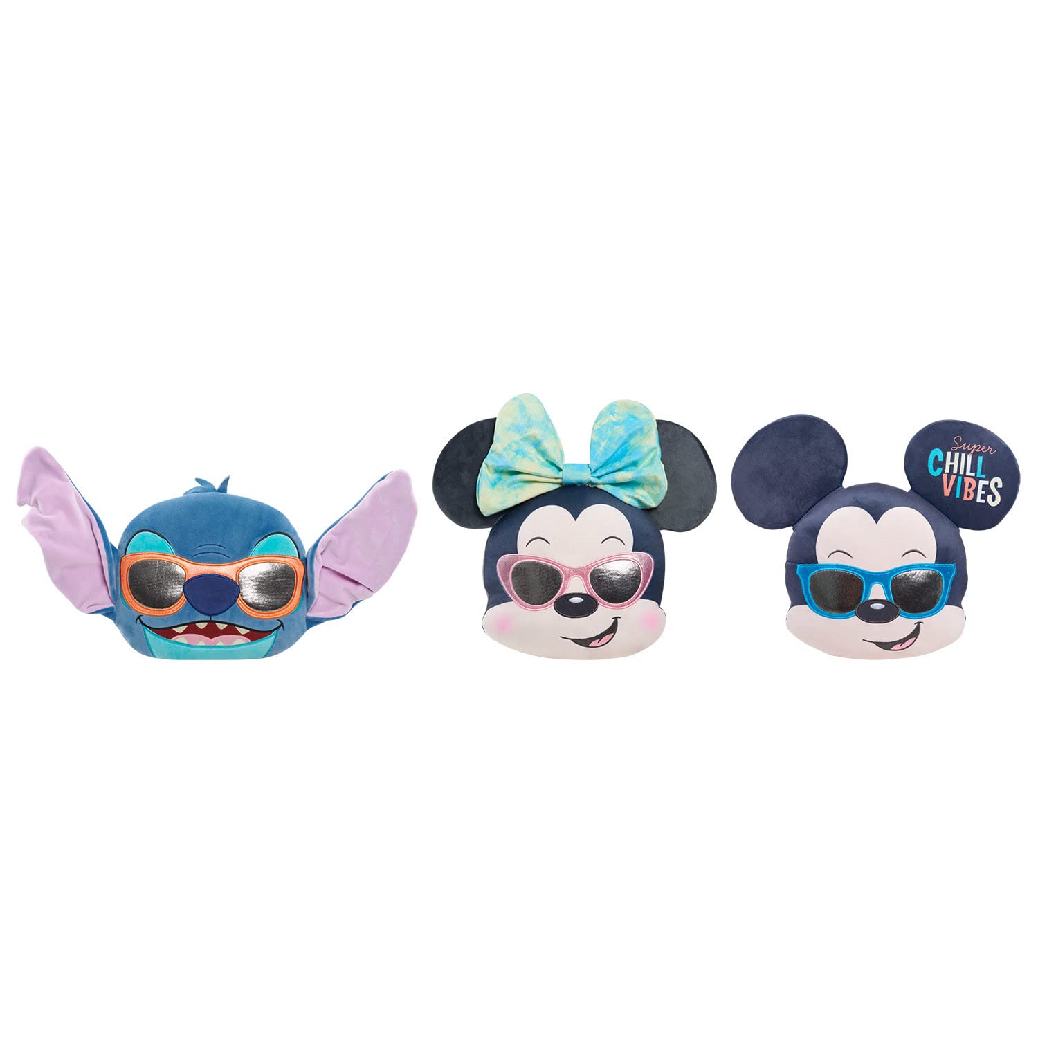 Disney Street Beach 13.5-Inch Character Head Plush Minnie Mouse