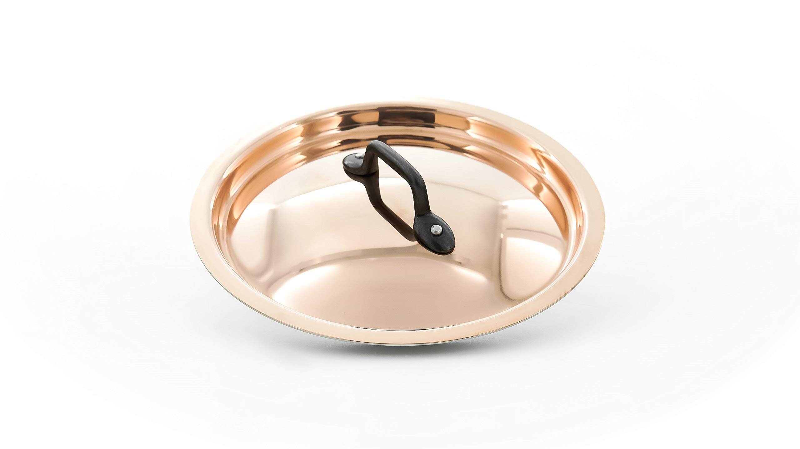 Bourgeat 365018 Copper Lid for Sauce Pan, 14-Ounce