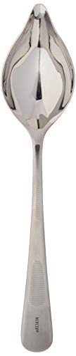 Mercer Culinary 18-8 Stainless Steel Saucier Spoon with Tapered Spout, 8-1/2 Inch