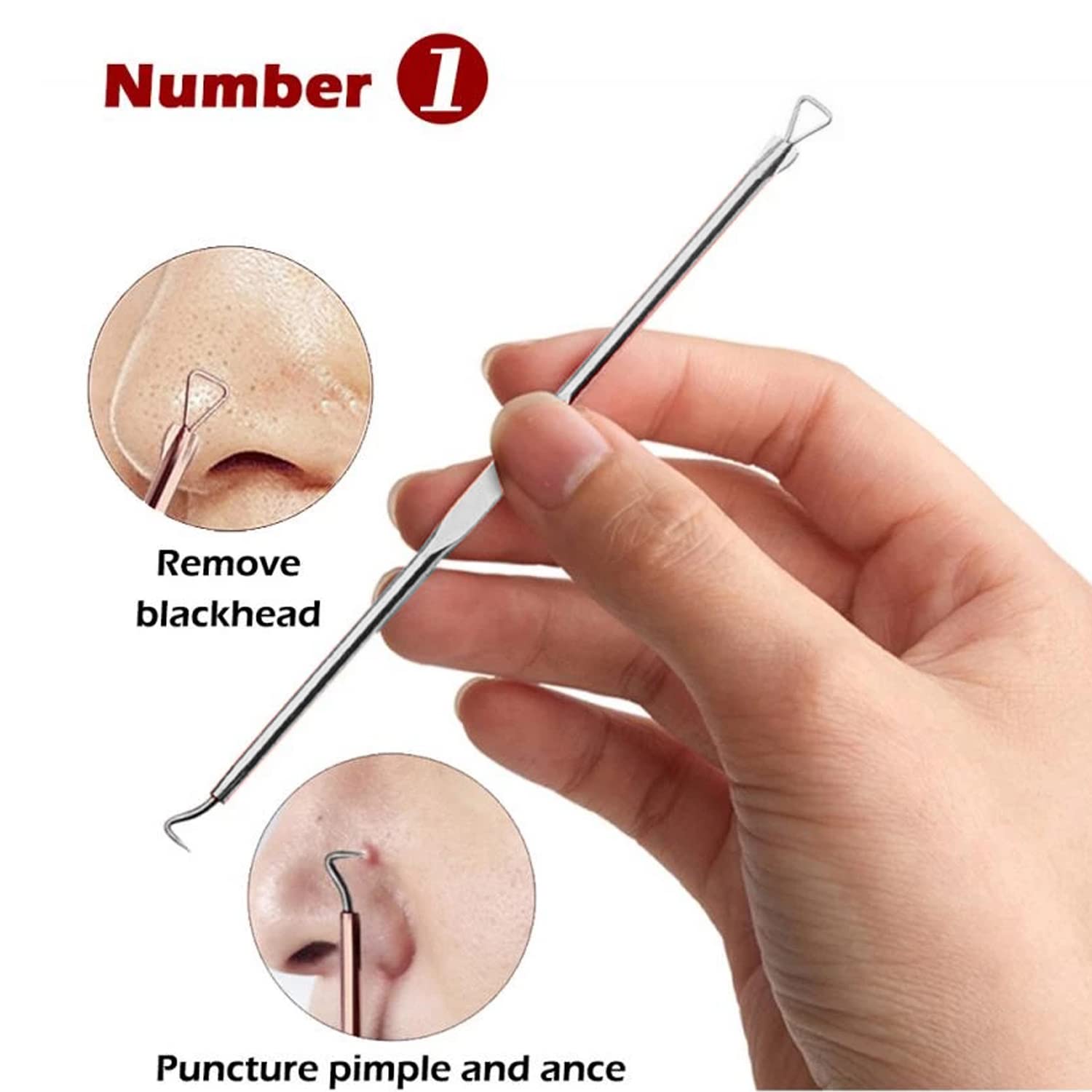 Blackhead Remover 16pcs Kit with Portable Box