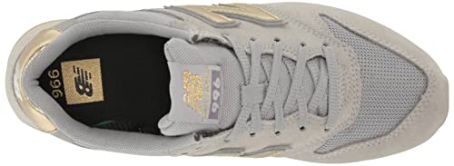 New Balance Women's 996 V2 Sneaker, Team Away Grey/Gold/Raincloud, 10