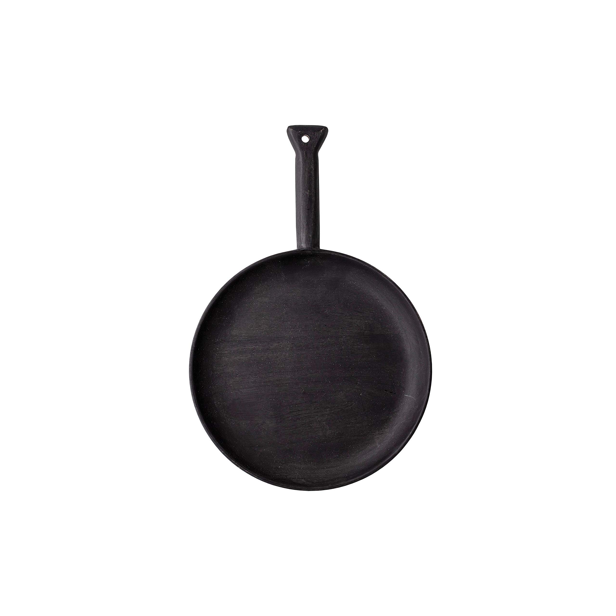 Bloomingville Black Acacia Wood Serving Cutting Board