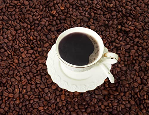 Ceramic Coffee Cup Set with Saucer Spoon 3 Piece Flower Elegant Vintage Coffee Cup,for Milk Afternoon Tea Black Tea(6.7 oz)
