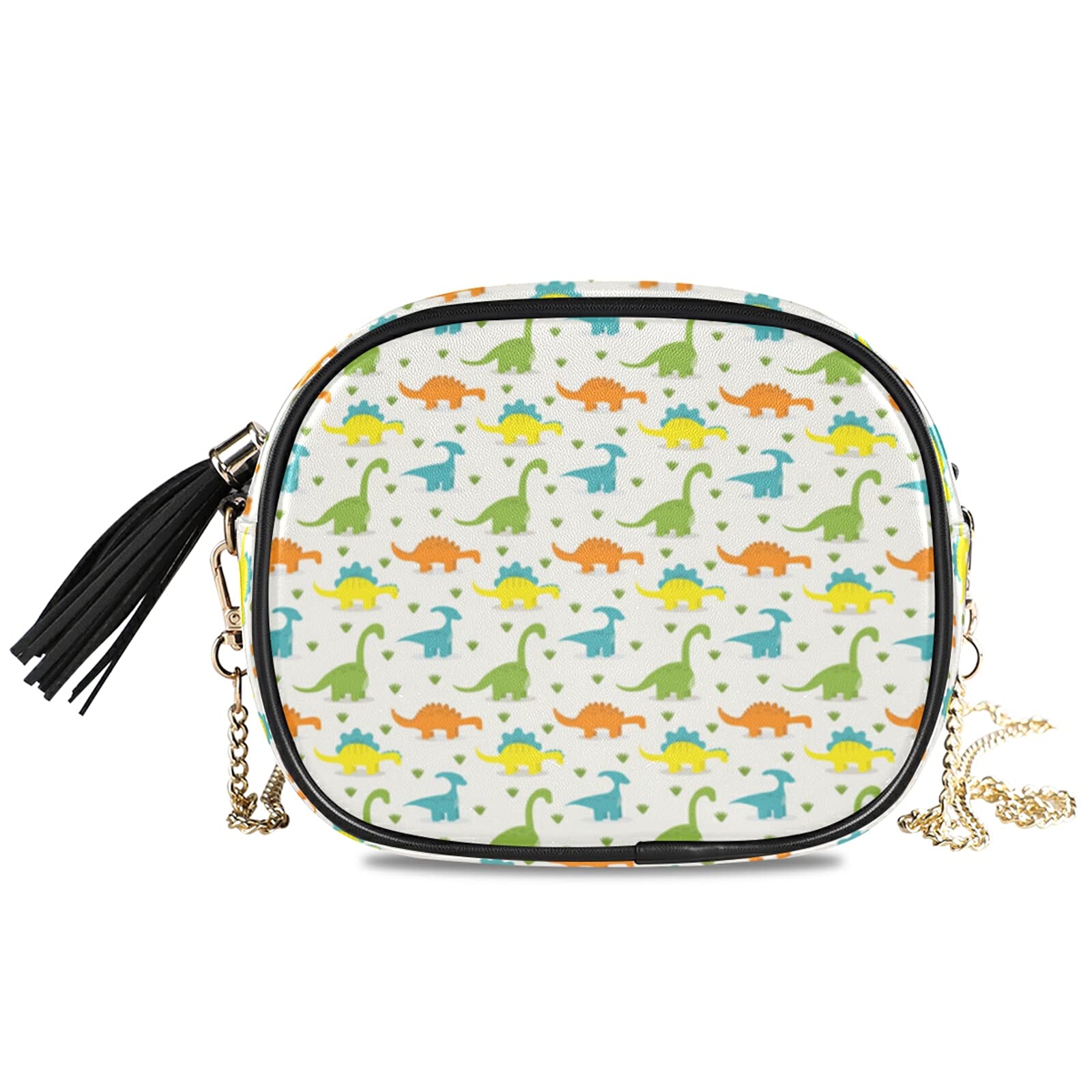 Jurassic Dinosaur Small Crossbody Shoulder Bag for Women,Cellphone Bags Card Holder Wallet Purse and Handbags