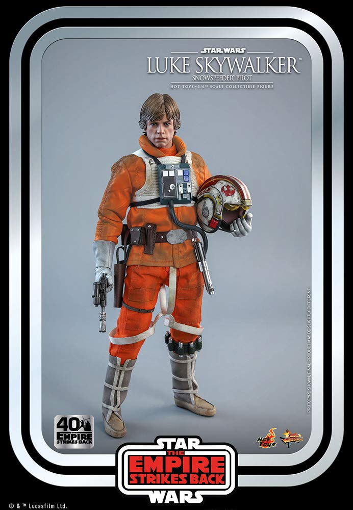 Hot Toys Star Wars The Empire Strikes Back 11 Inch Action Figure 1/6 Scale - Luke Skywalker Snowspeeder Pilot 906711
