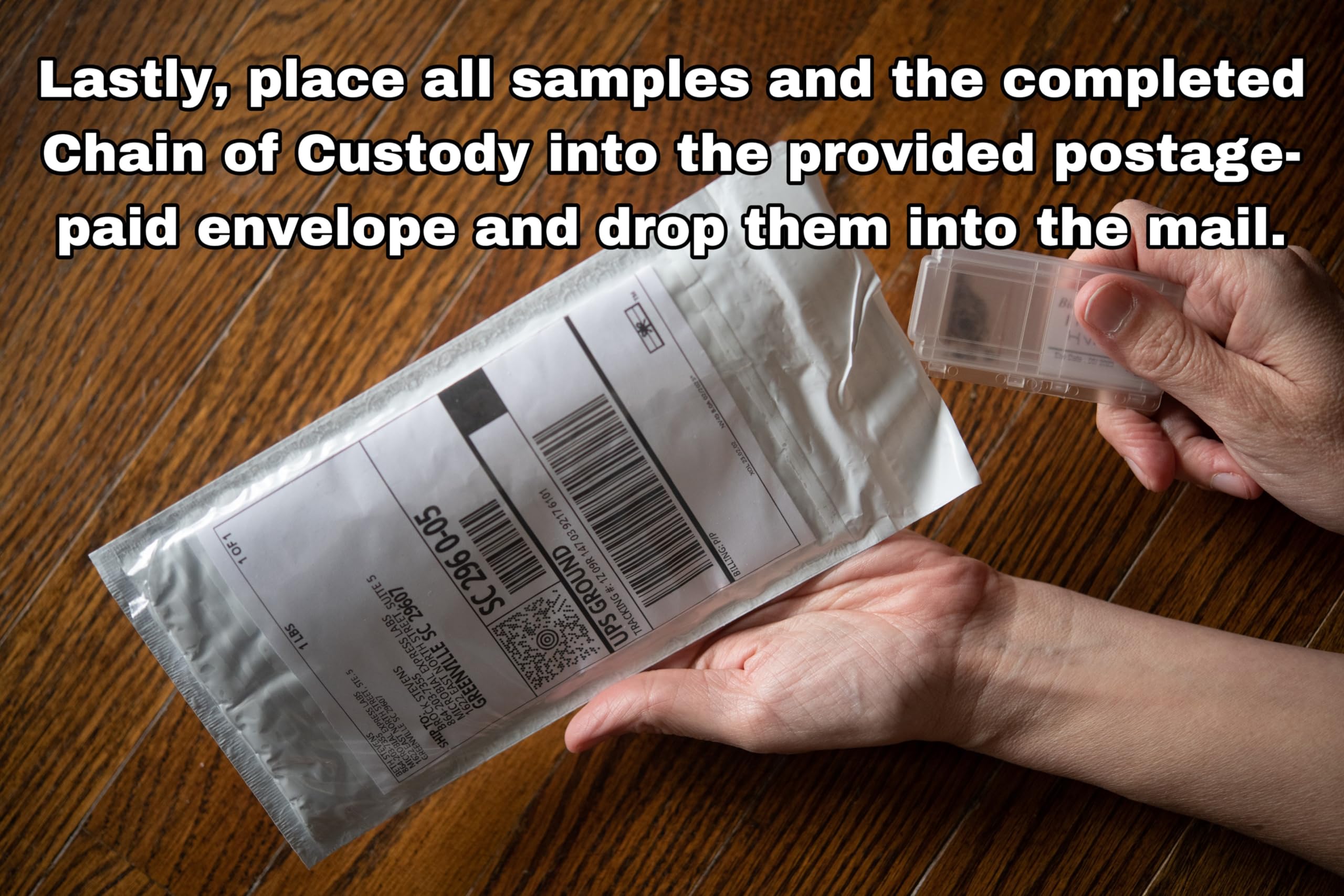 Microbial Express Labs DIY Mold Test KIT (2 Tests). Shipping/Lab Fees Included. AIHA Accredited and Texas Licensed.