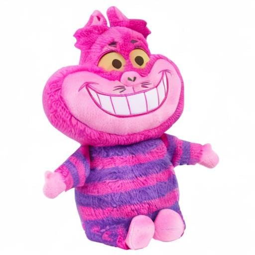 Just Play Disney Junior Alice’s Wonderland Bakery Chat & Glow Cheshire Ca tPlushie Stuffed Animal, Officially Licensed Kids Toys for Ages 3 Up