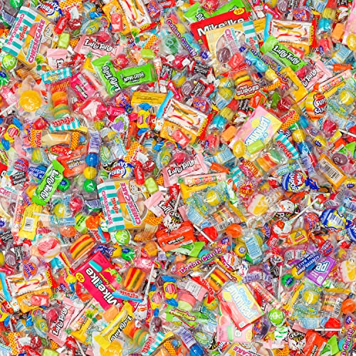 Big Bulk Candy - 8 Pounds - Individually Wrapped Candies- Piñata Filler Stuffers - Assorted Variety Candy for Offices, Camps, Candy Party Favors, Claw Machines, Carnivals