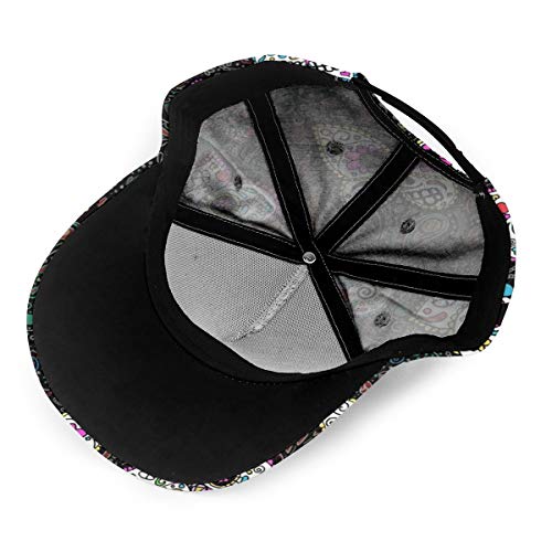 Baseball Cap Tiny Butterfly Sugar Skulls Print Dad Caps Classic Fashion Casual Adjustable Sport for Women Hats