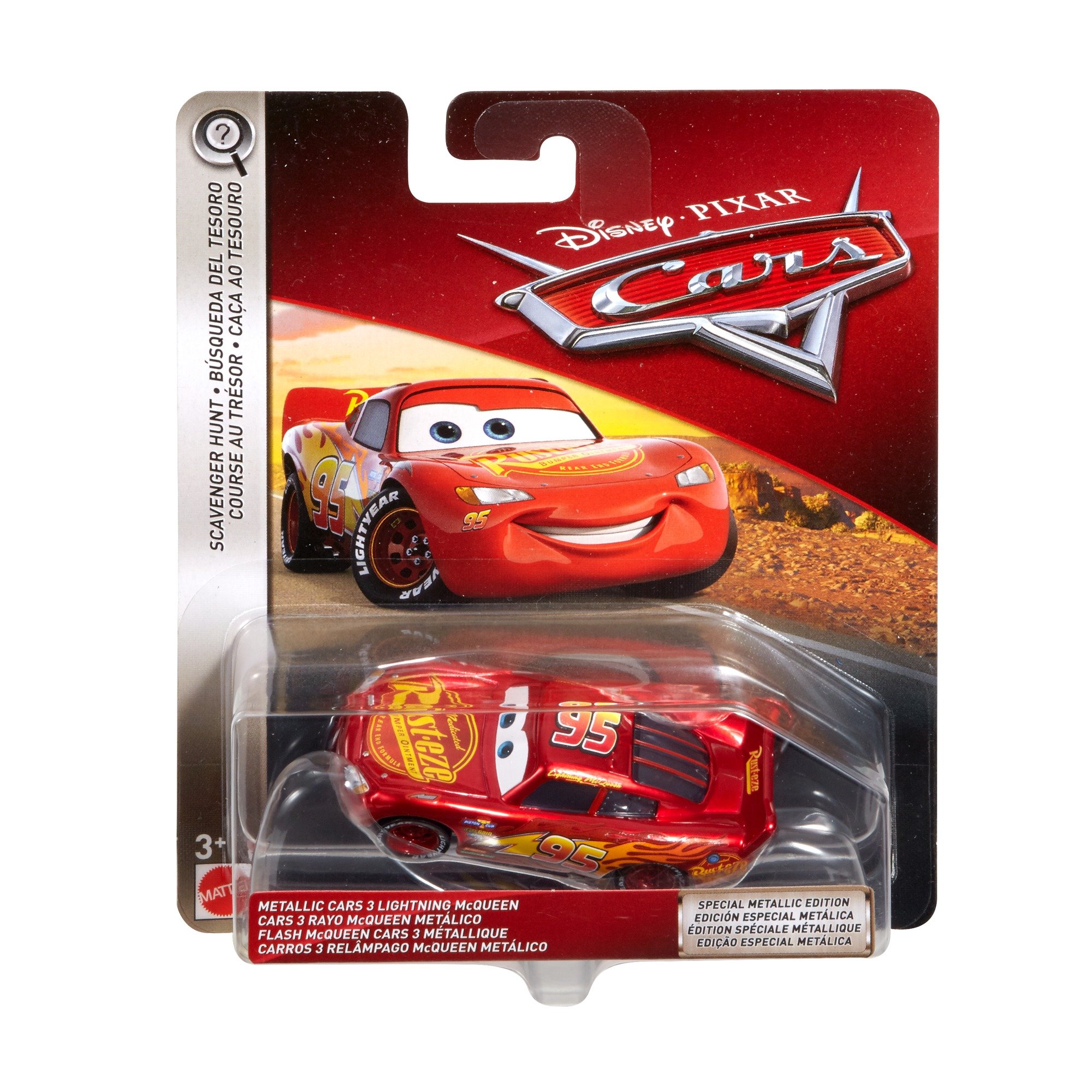 Disney Car Toys Die-cast Lightning McQueen Double Ransburg Vehicle