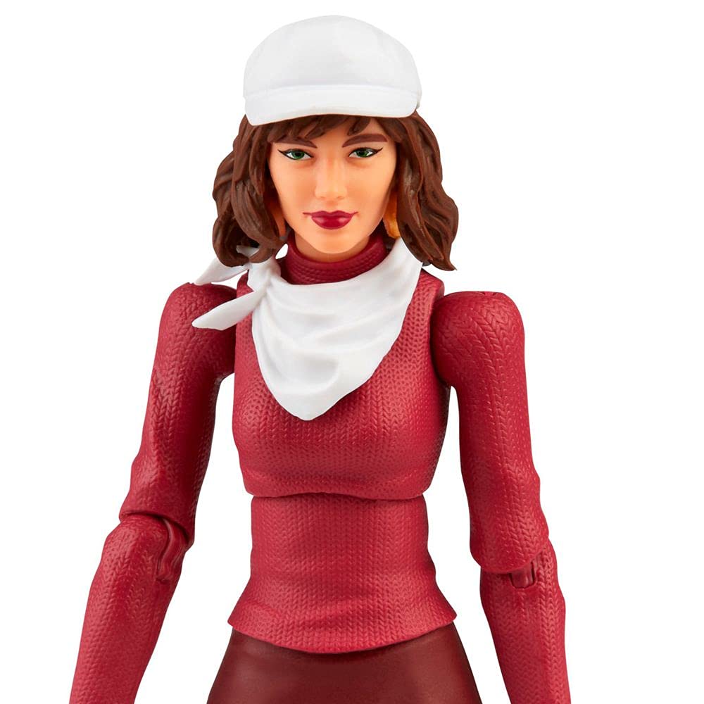 Marvel Hasbro Legends Series X-Men 6-inch Collectible Moira MacTaggert Action Figure Toy, Premium Design and 5 Accessories, Ages 4 and Up, White