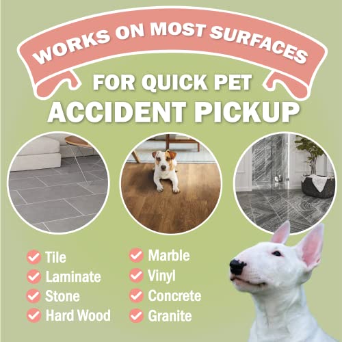 Sprinkle & Sweep - Pet Accident Cleanup, Eliminates Strong Odors, Cleans and Deodorizes Pee, Poo, Vomit, Diarrhea, Non-Toxic, Potty Training, Dog and Cat Odor Eliminator, Quick Pet Mess Cleanup
