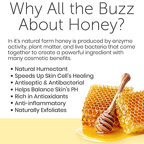 Perlier Sweet Honey Miel Shower & Bath Cream - Nourishing & Soothing Luxury Bath Cream Made With 100% Organic Italian Honey For Deep Moisturization And Hydration (16.9 Fluid Oz.)