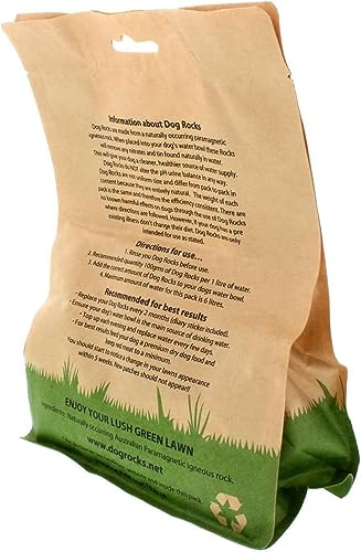 Dog Rocks - Prevent Grass Burn Spots by Urine - Save Your Lawn from Yellow Marks - 600g