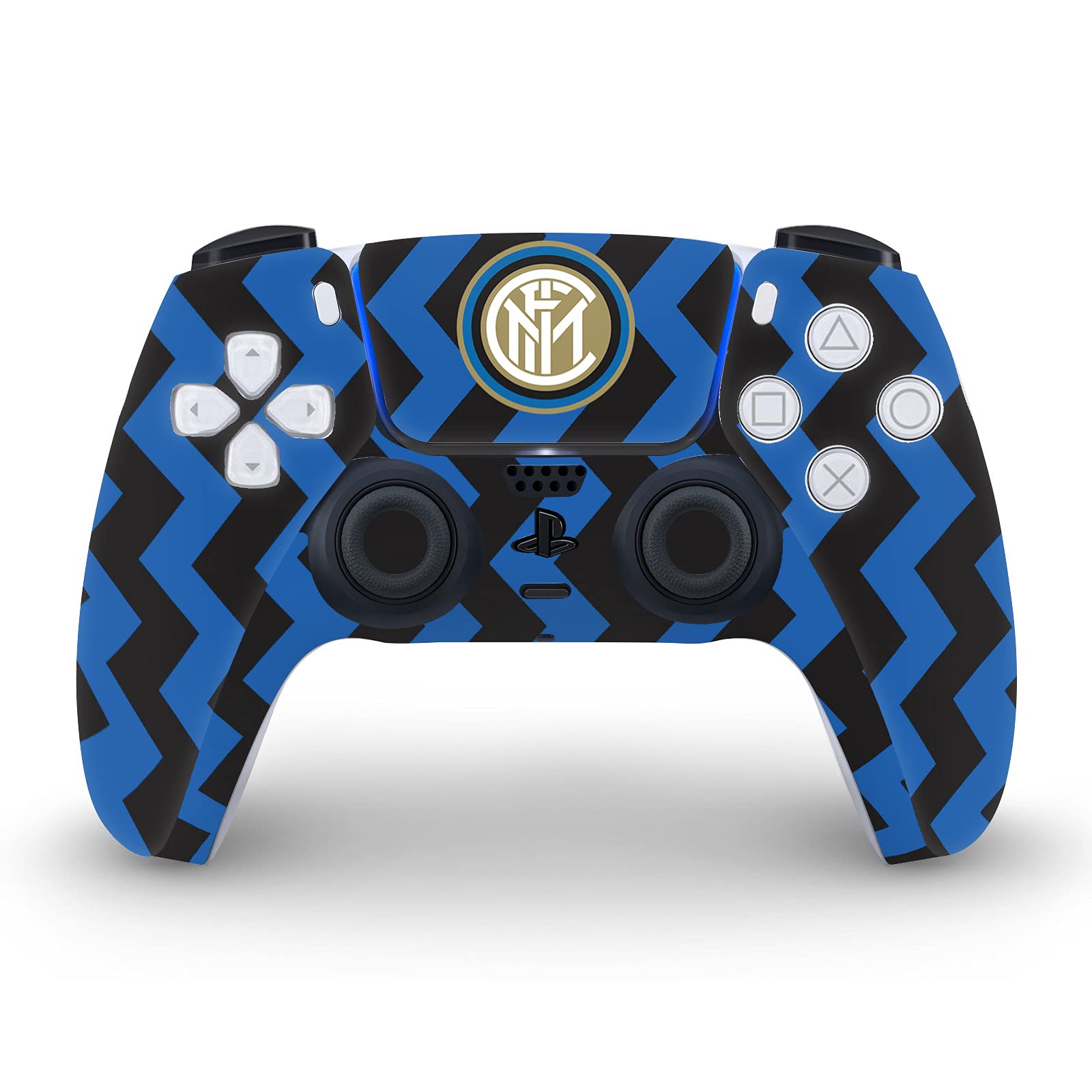 Head Case Designs Officially Licensed Inter Milan Home 2020/21 Crest Kit Vinyl Faceplate Gaming Skin Decal Compatible With Sony PlayStation 5 PS5 Digital Edition Console and DualSense Controller
